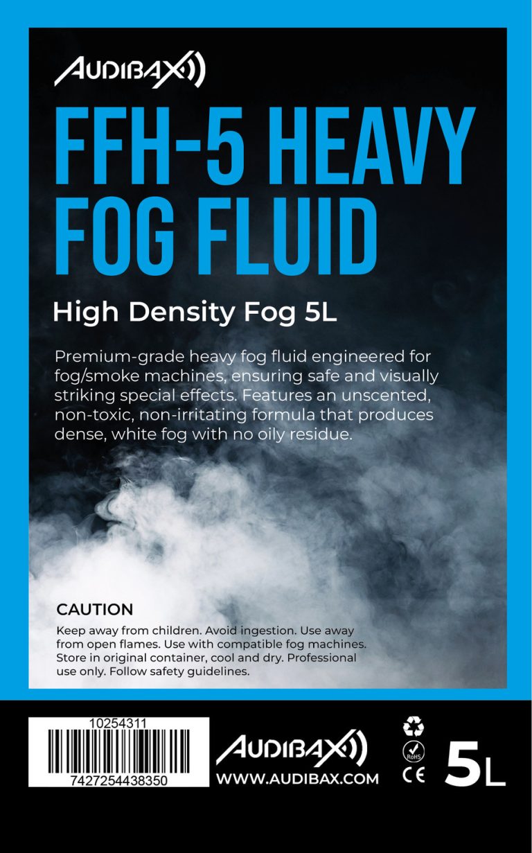 FFH-5 Heavy Fog Fluid 5L - Audibax