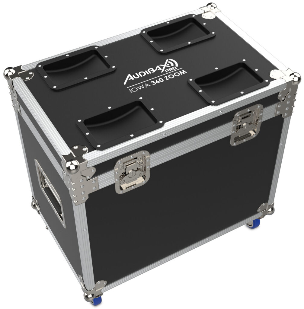 Iowa 360 Zoom + Double Flightcase - Audibax