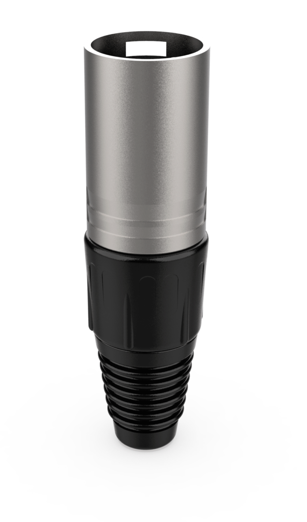 Silver Connector XLR Male 10154445 - Audibax