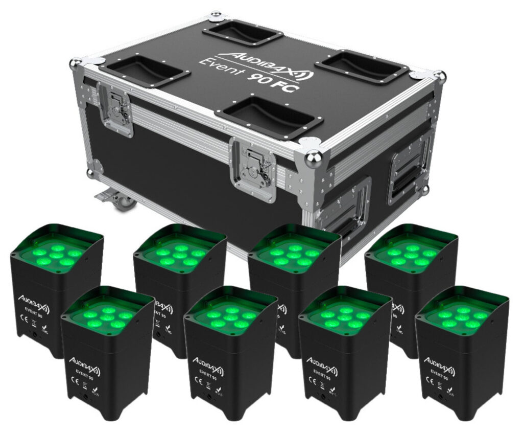 Kit 8 Event 90 + Event 90 FC Fight Case - Audibax