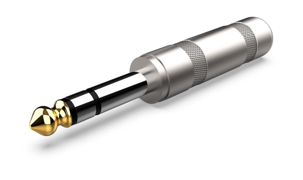 Silver Connector Stereo Jack 10154458 - Audibax